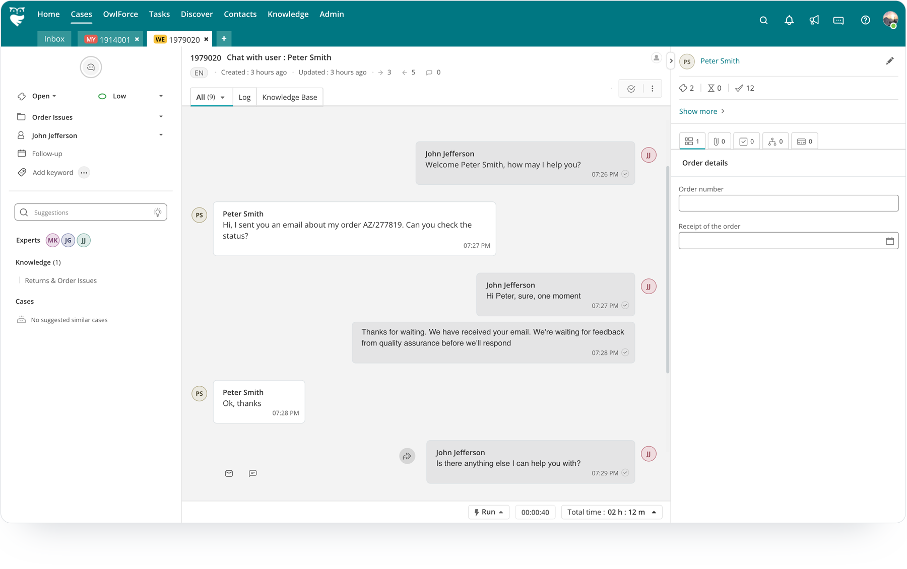 AI-powered chat software for customer service teams | OwlDesk