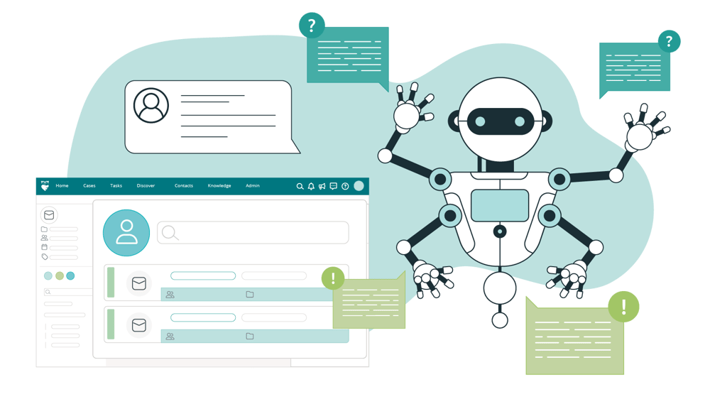Robotic process automation combined with artificial intelligence